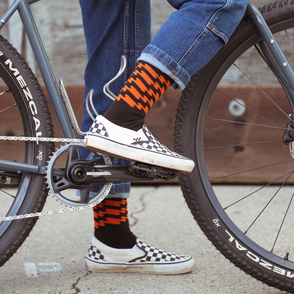 Squiggly Sklocks - Wool Adventure Socks – Sklar Bikes